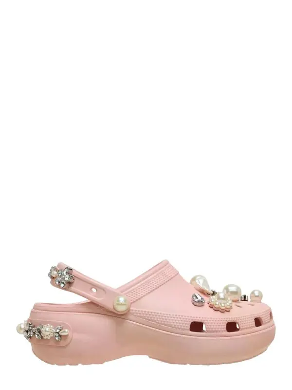 CROCS X Simone Rocha Pearl-embellishment Clogs - Pink