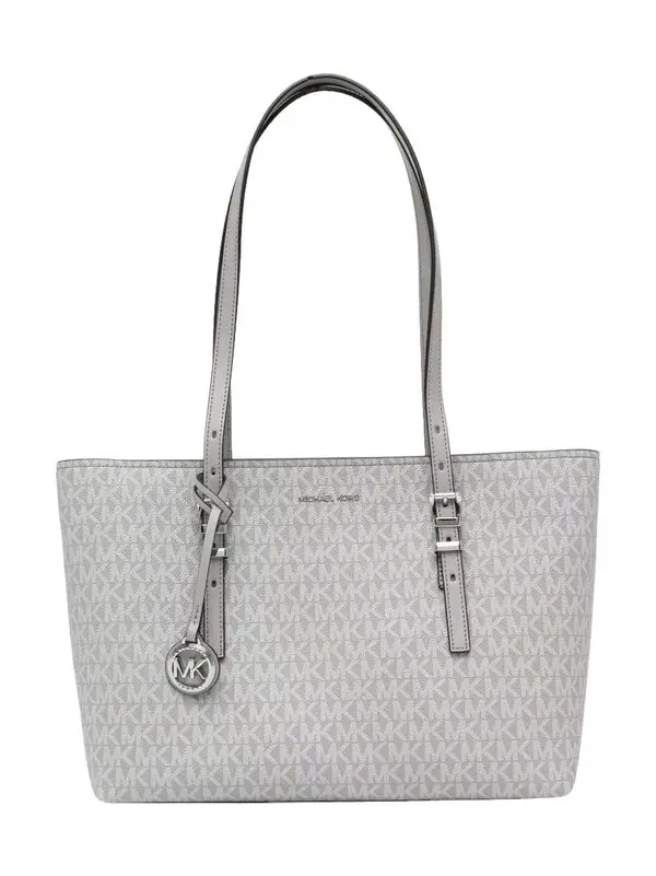 Michael Kors Logo Charm Tote Bag - Grey