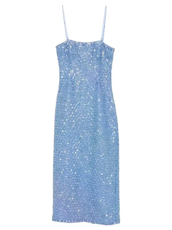 Simkhai Vanessa Embellished Midi Dress - Blue