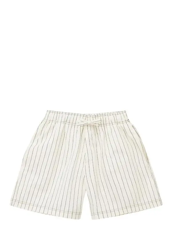 StÜssy Poplin Pyjama Short - Hand Drawn Stripes