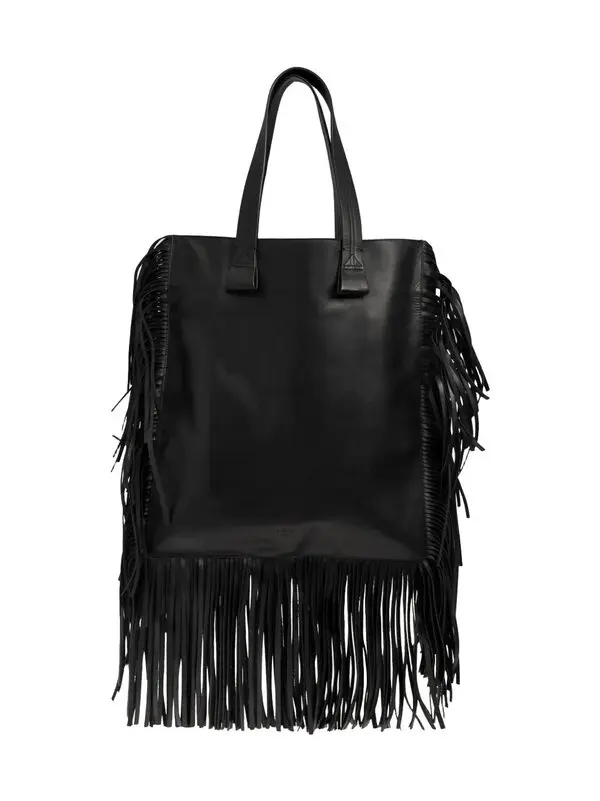 IRO PARIS Fringed Detail Tote Bag - Black