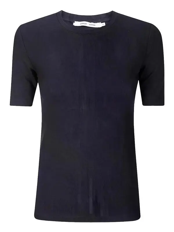 SAMSOE SAMSOE Saalexo Ribbed T-shirt - Blue
