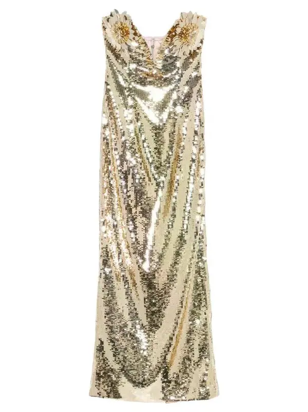 Retrofete Amulet Maxi Dress - Gold