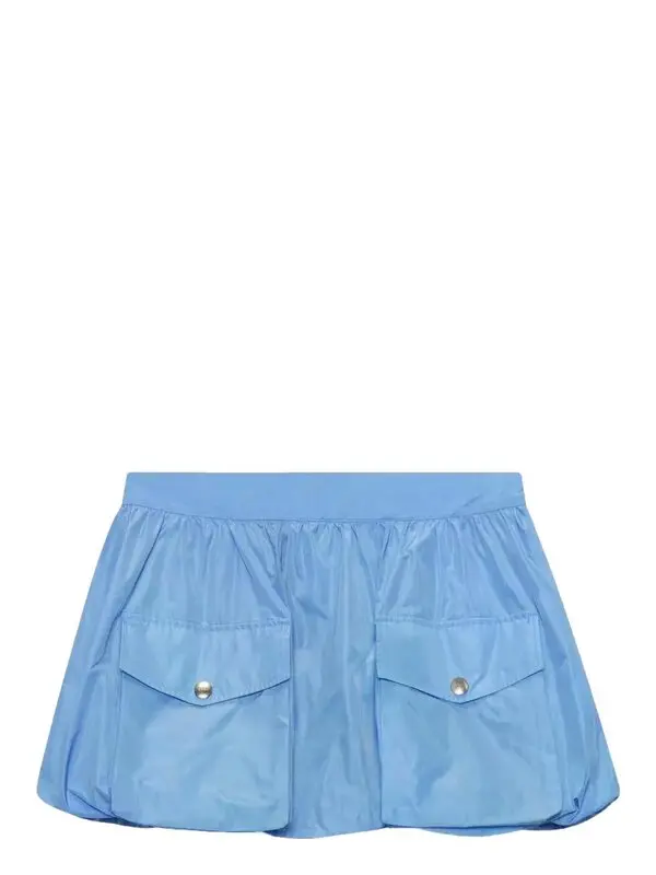 MSGM Flap-pocket Mini Skirt - Blue