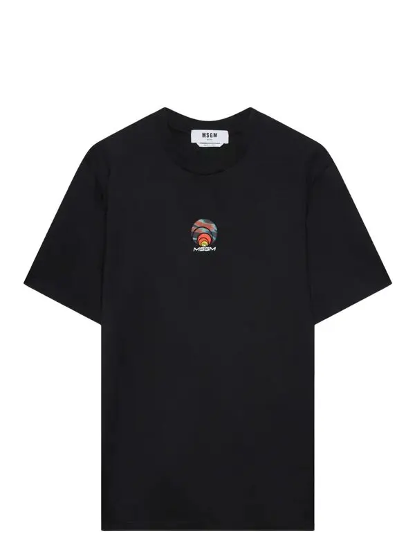 MSGM Graphic T-shirt - Black