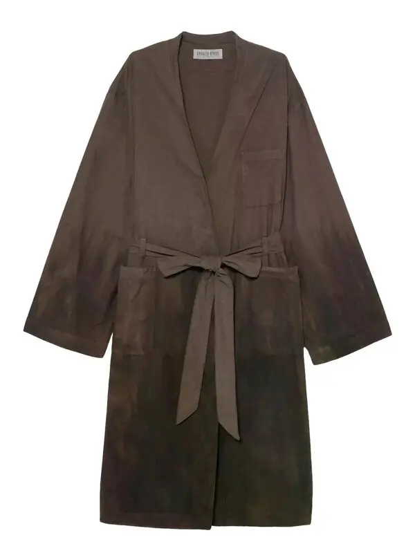 Our Legacy X Emporio Armani Toga Coat - Brown
