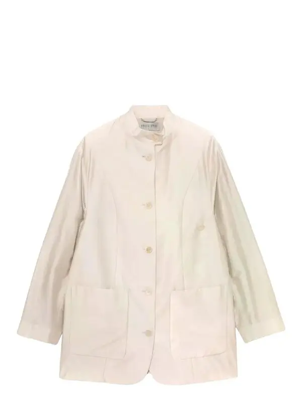 Our Legacy X Emporio Armani Pomposo Coat - Neutrals