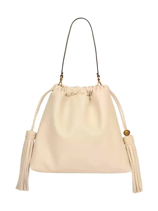 Etro Kalispera Leather Shoulder Bag - Neutrals