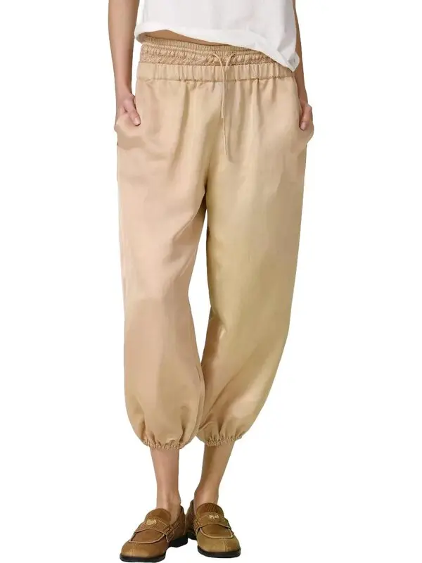 PNK Elasticated-waist Trousers - Neutrals