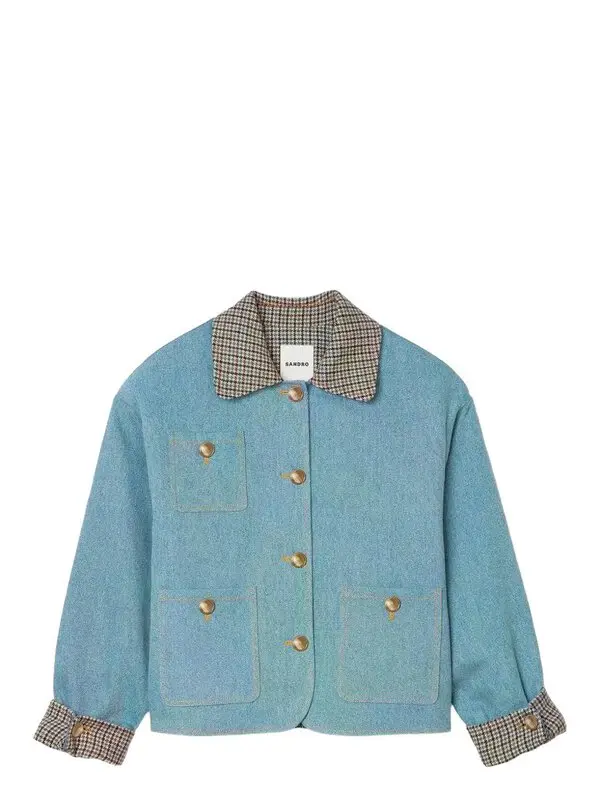 Sandro Denim Jacket - Blue