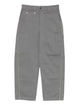 Givenchy Front Couture Seams Denim Pants - Grey