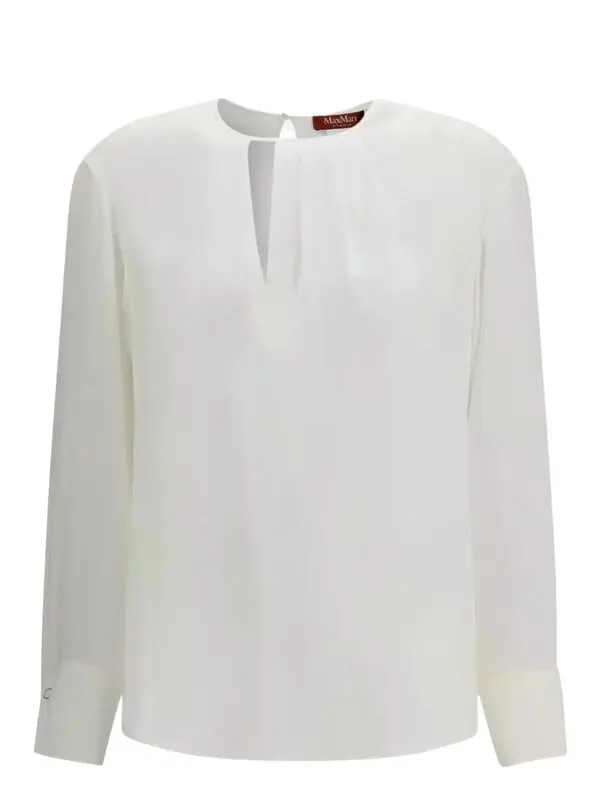Max Mara Long-sleeve Blouse - White