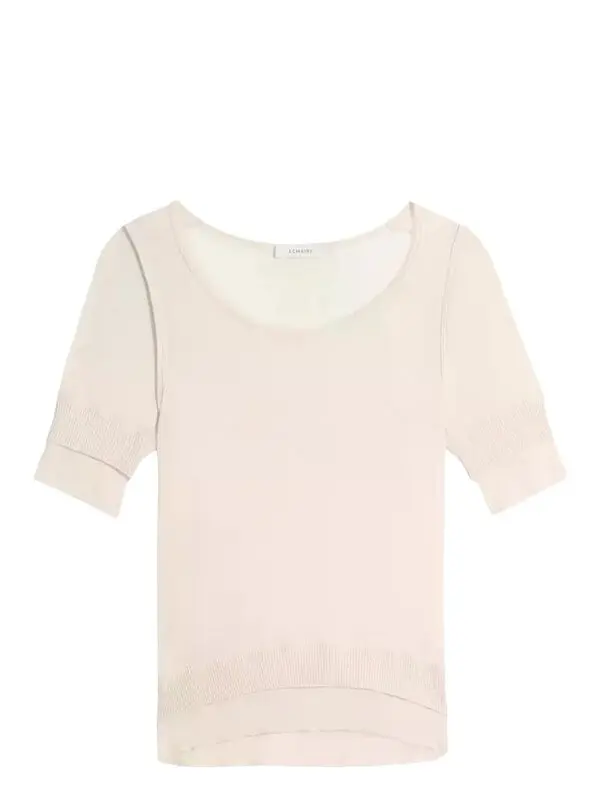 LEMAIRE Trompe L'oeil Short-sleeve T-shirt - Neutrals