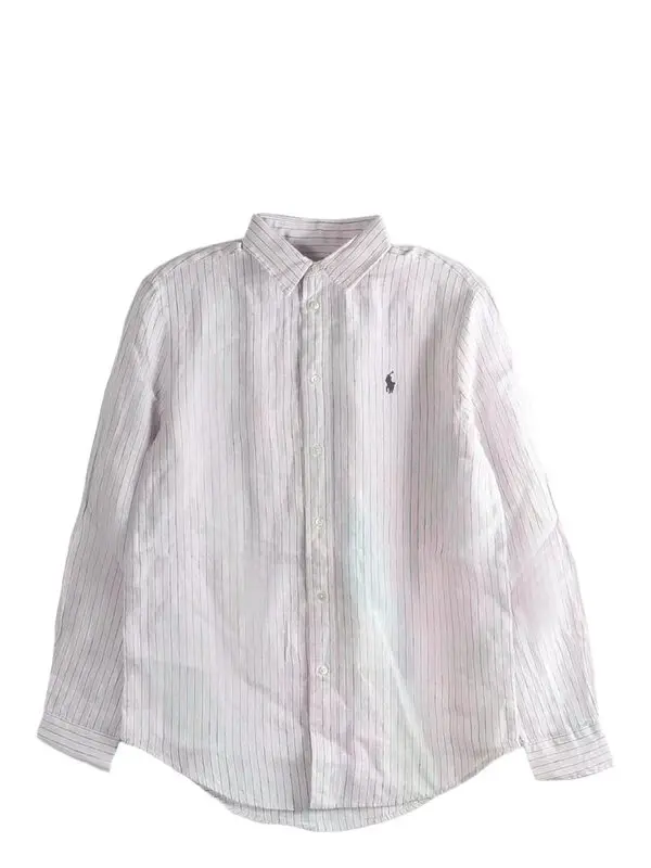 Polo Ralph Lauren Striped Logo Shirt - Pink