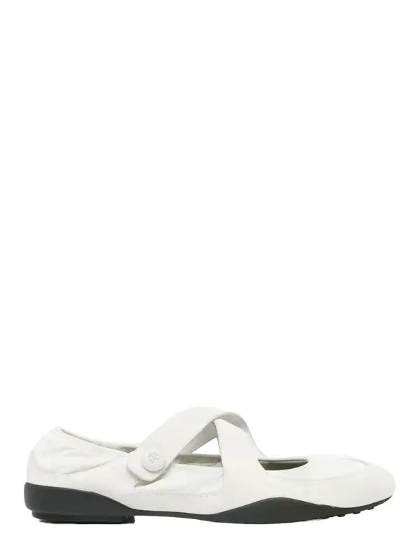 Tory Burch Romy Ballet Flats - White