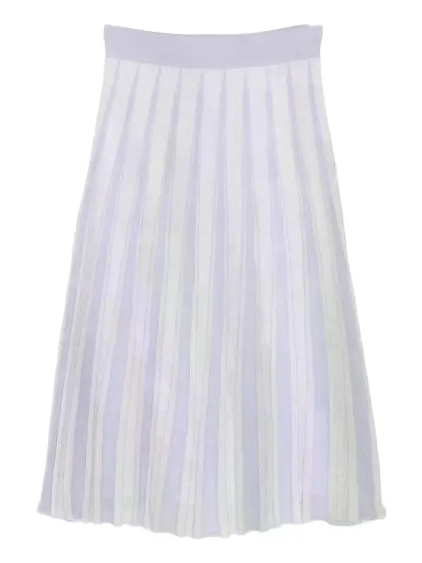 Tory Burch Pleated Midi Skirt - Purple