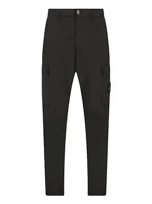 Stone Island Casual Cargo Trousers - Black