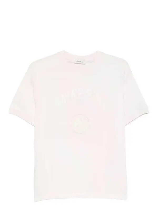 ANINE BING Jaylin Crew-neck T-shirt - Pink