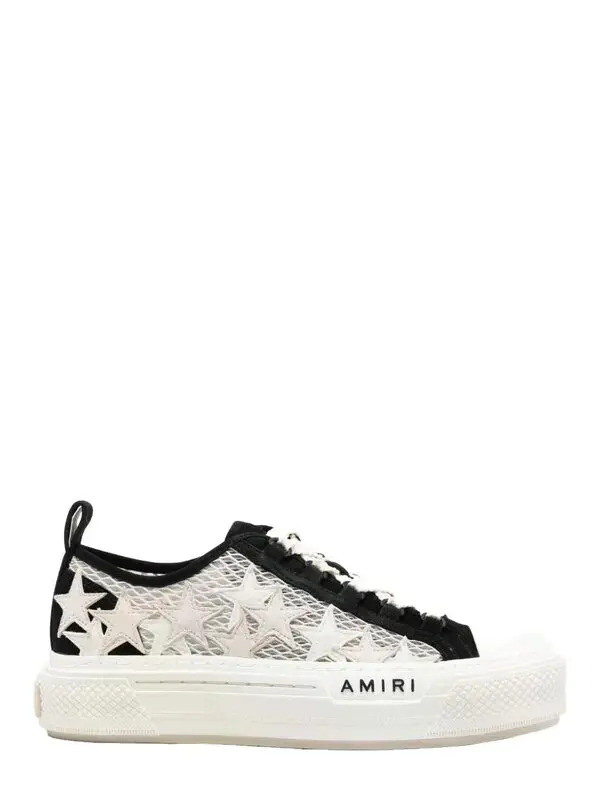 Amiri Mesh Stars Sneakers - Black