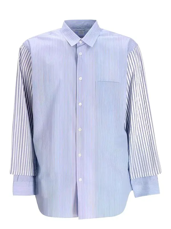 Comme Des Garçons Striped Shirt - Blue