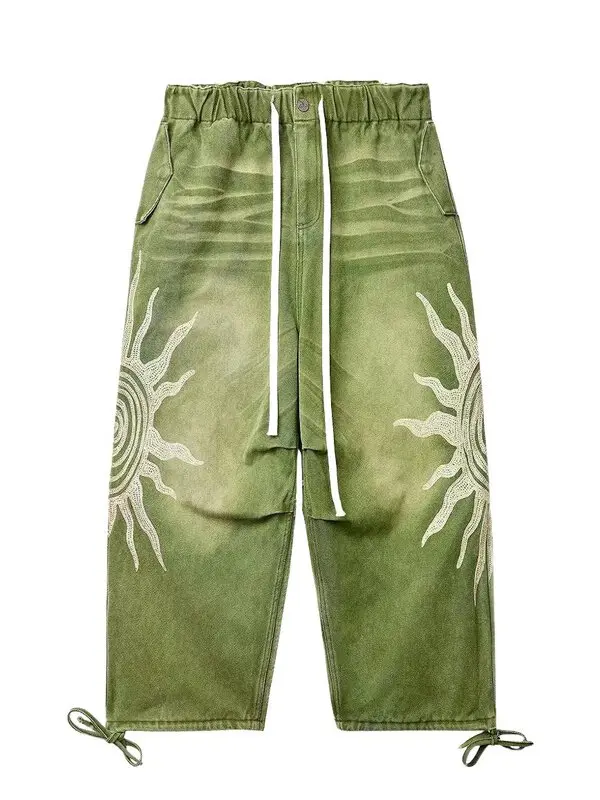 VALE FOREVER Sun-track Pants - Green