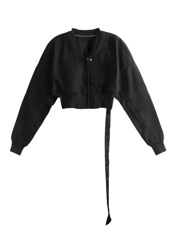 Rick Owens Flight Cropped Jacket - Black