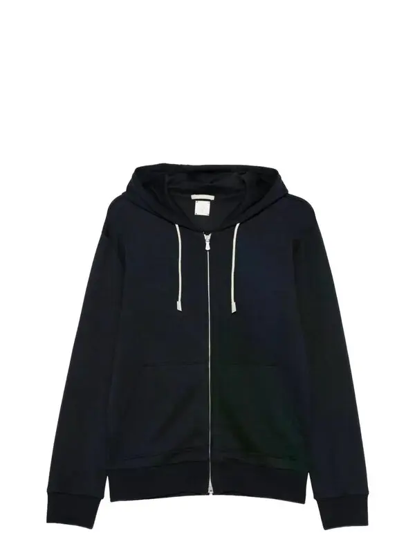 Eleventy Zip-up Hoodie - Blue