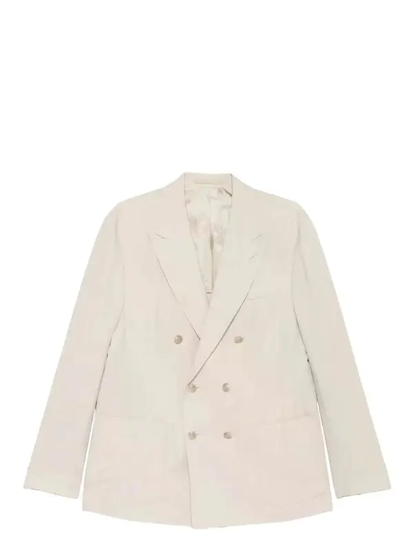 Eleventy Double-breasted Blazer - Neutrals