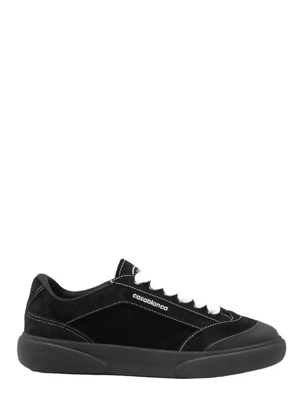 Casablanca Del Mar Contrast Stitch Sneakers - Black
