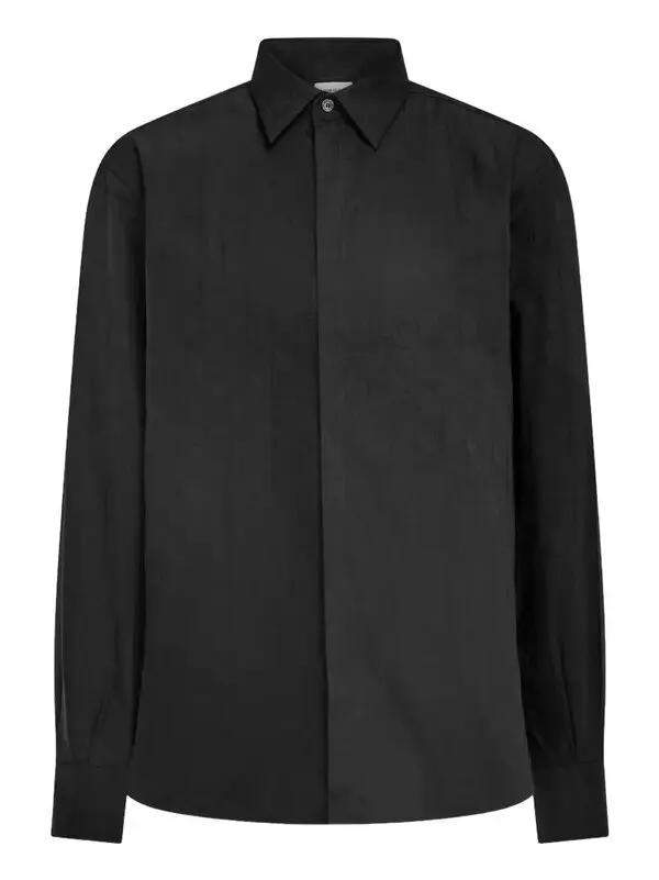 FERRAGAMO Monogram Sport Shirt - Black