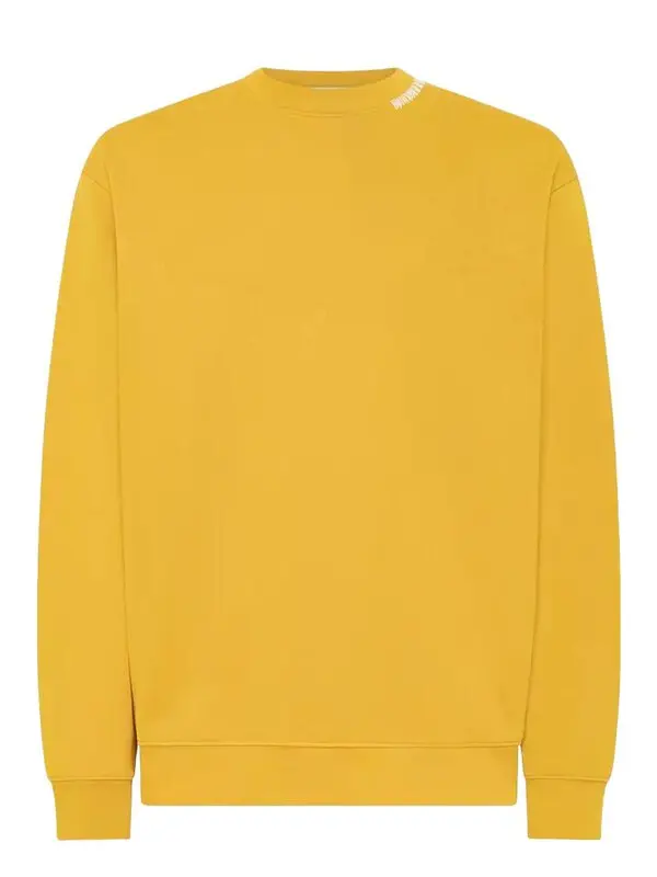 LANEUS Crew-neck Sweatshirt - Yellow