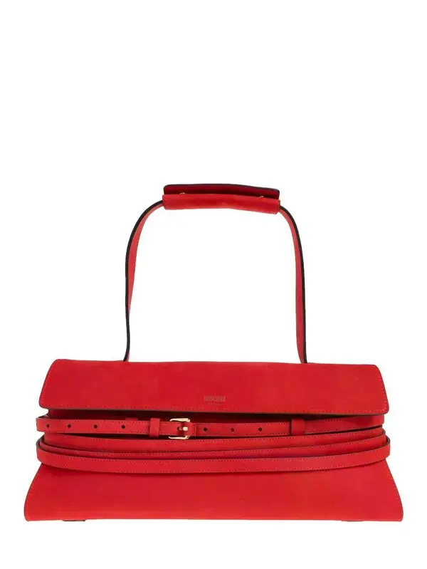 Moschino Buckle-strap Tote - Red