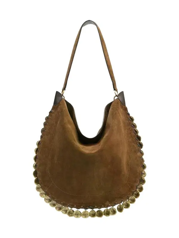 Isabel Marant Oskan Hobo With Braided Medallion Embellishment - Brown