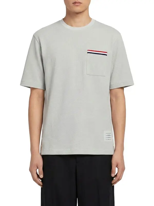 Thom Browne Cotton Blend T-shirt - Grey