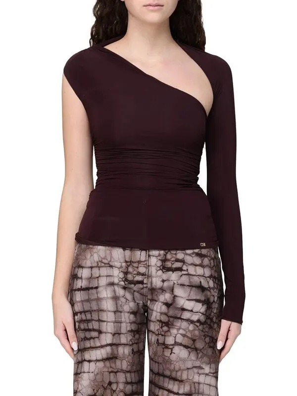 Elisabetta Franchi Top - Brown