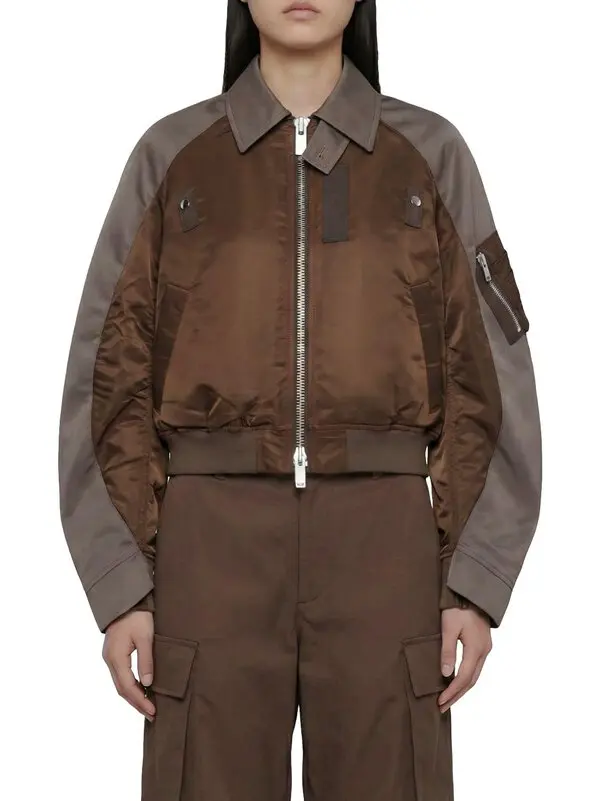 Sacai Jacket - Brown