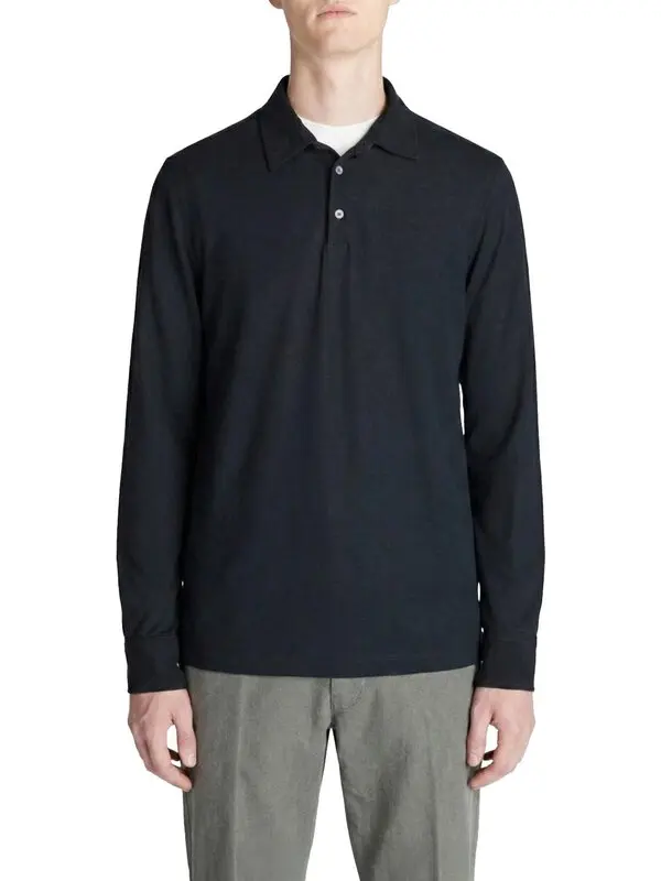 ZANONE Cotton Polo Shirt - Blue