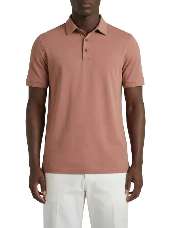 ZANONE Polo Shirt - Pink