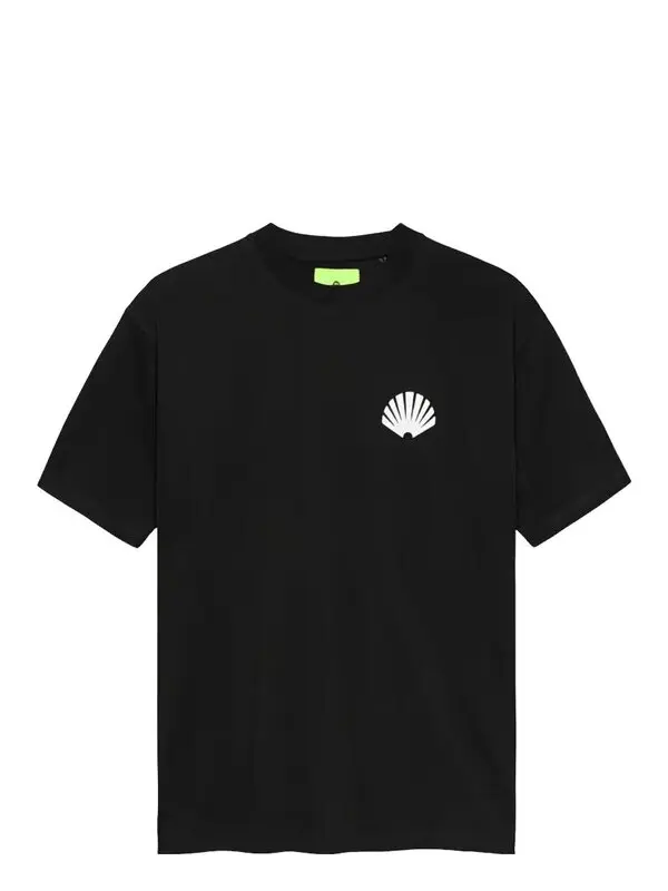 NEW AMSTERDAM SURF ASSOCIATION Logo-detail T-shirt - Black