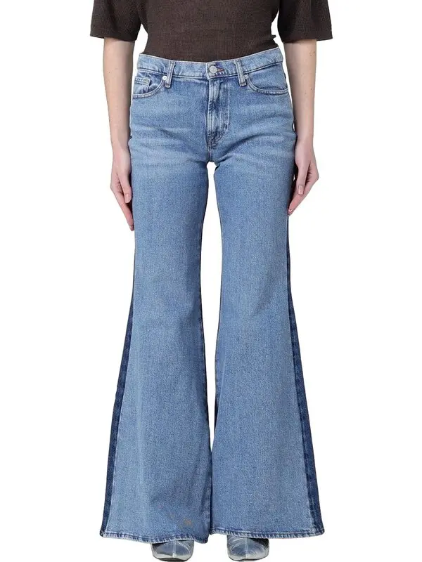 7 For All Mankind Flare Leg Jeans - Denim