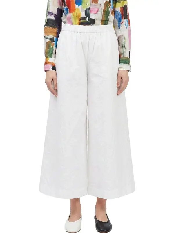 DANIELA GREGIS Wide Leg Trousers - White