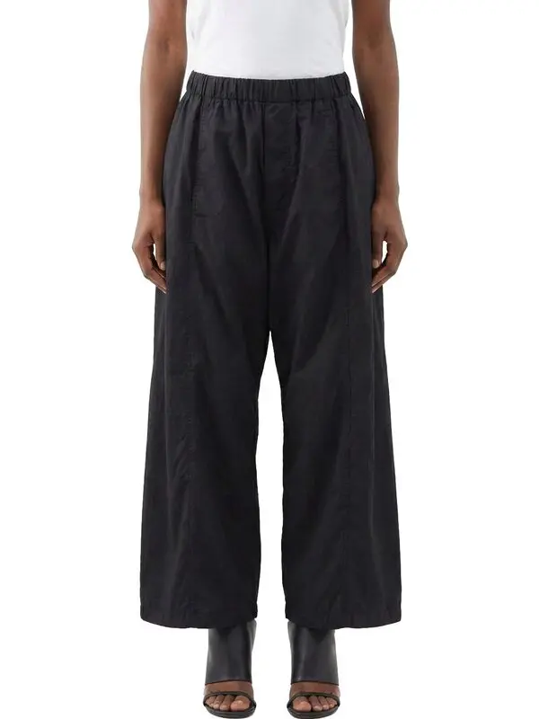 THOM KROM Wide Leg Pants - Black