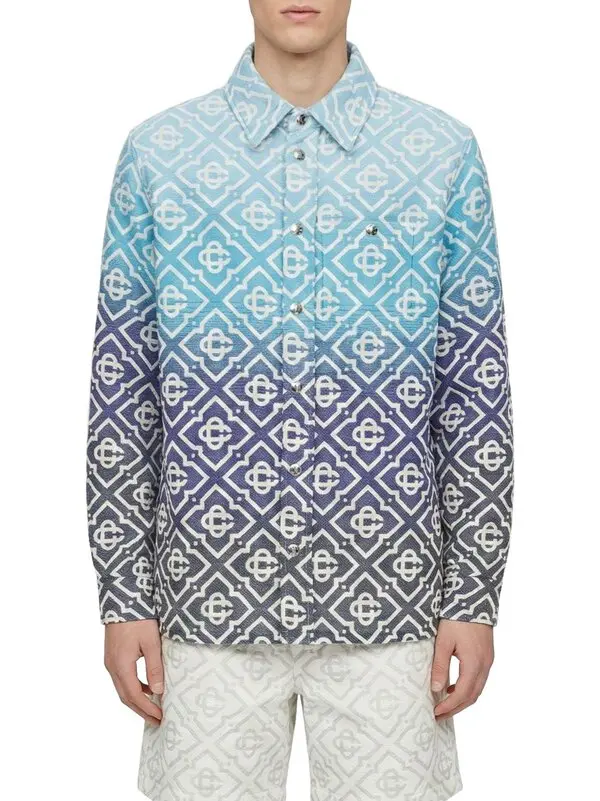 Casablanca Printed Jacket - Blue