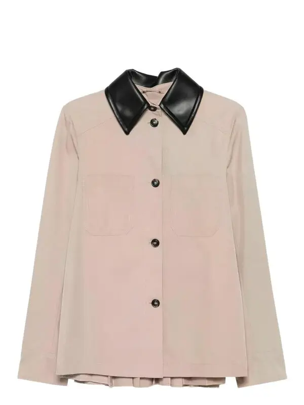 Sportmax Pleated-back Jacket - Neutrals