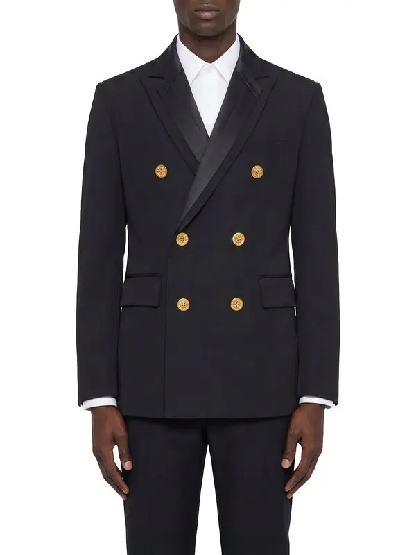 Sacai Double Breasted Jacket - Black