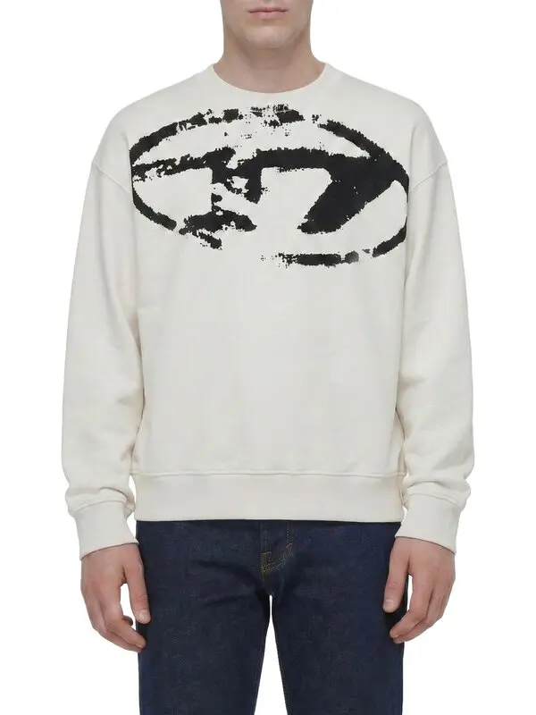 DIESEL® Crewneck Sweatshirt - White