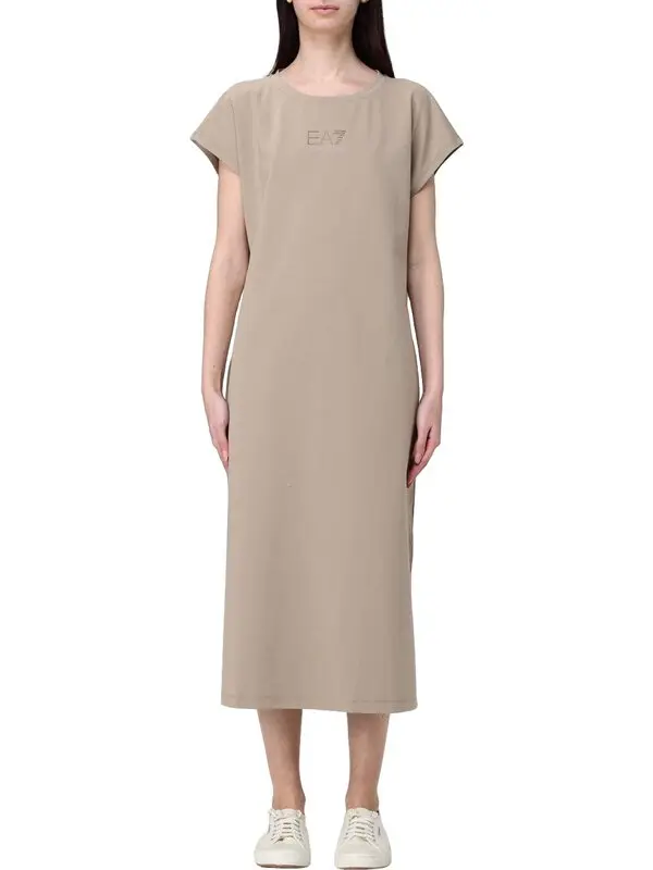 EA7 Midi Dress - Dove Grey