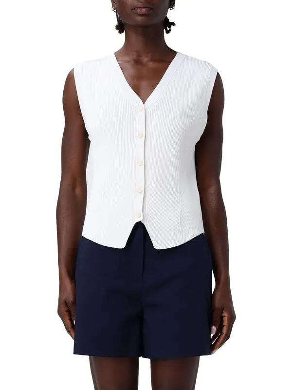Armani Exchange Waistcoat - Yellow Cream