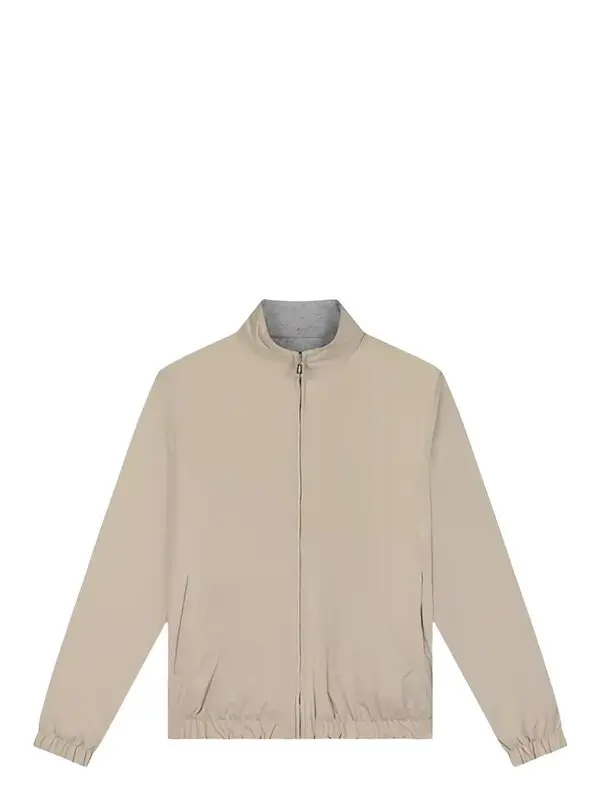 AURELIEN Reversible Resort Zip-up Jacket - Neutrals
