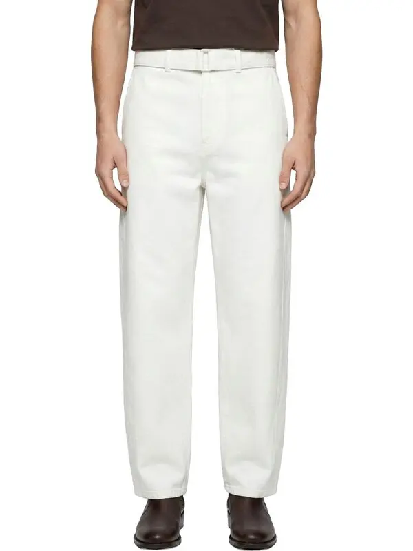 LEMAIRE Trousers - Milk